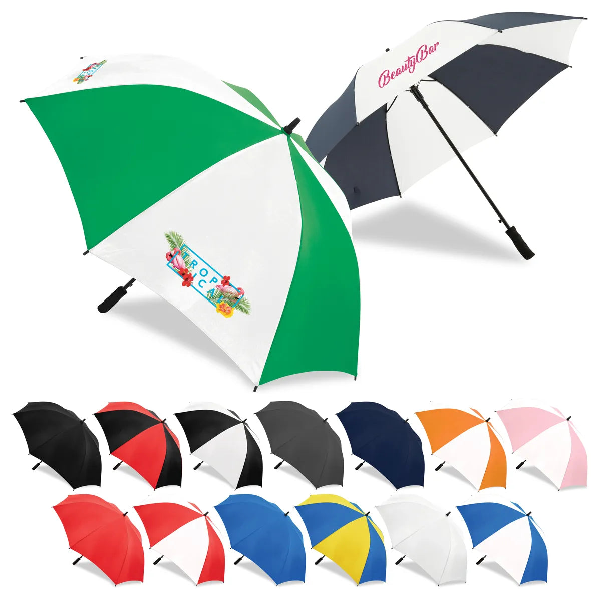 Custom Printed Umbrellas | Personalised Branded Umbrella Range